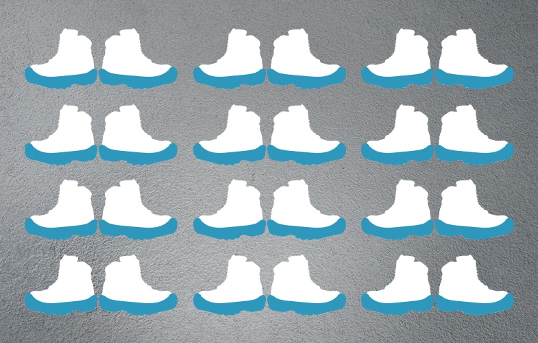 Reduce single-use plastic? Take a look at your feet!